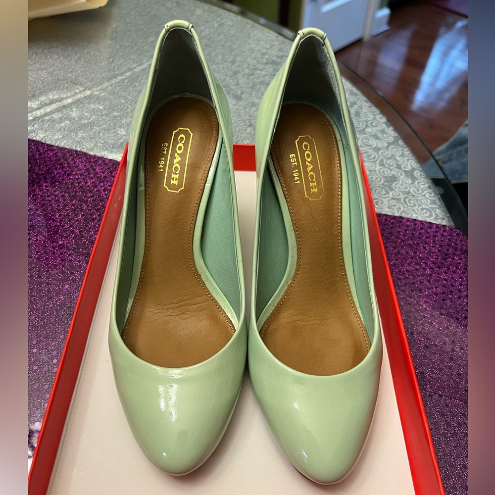 Coach Nala Patent Heels - Gem